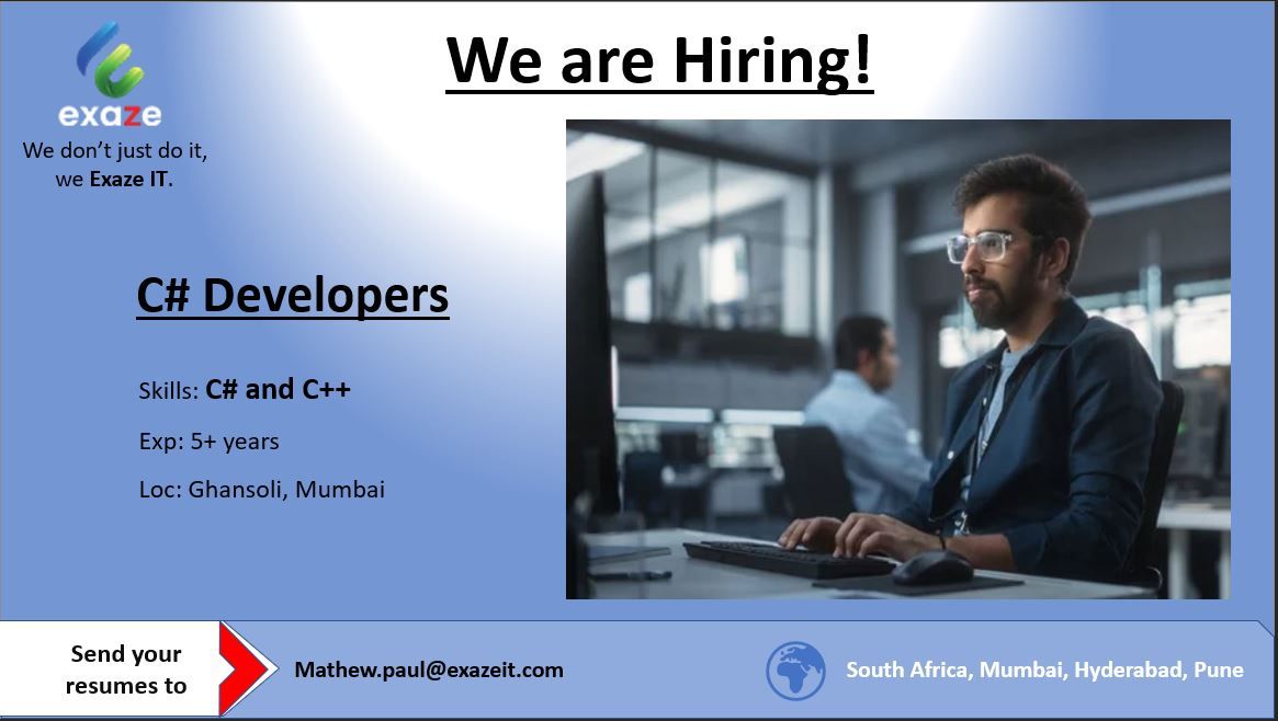 Mathew Paul on LinkedIn: #csharpdeveloper #csharp #cplusplus # ... Mathew Paul on LinkedIn: #csharpdeveloper #csharp #cplusplus # ...