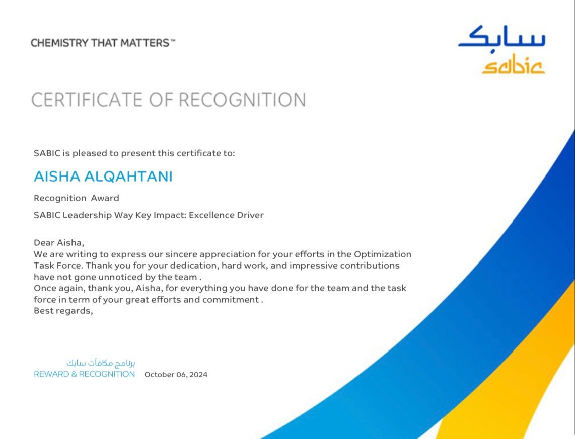 Aisha Alqahtani, C-KPI on LinkedIn: #sabic | 23 comments Aisha Alqahtani, C-KPI on LinkedIn: #sabic | 23 comments