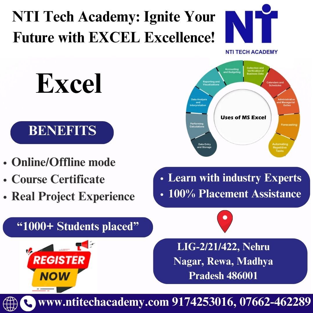 #ntitechacademy #online #excel | Tech 24 hours #ntitechacademy #online #excel | Tech 24 hours