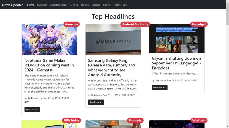 Naushad Ali on LinkedIn: #react #javascript #newsapp #apiintegration # ... Naushad Ali on LinkedIn: #react #javascript #newsapp #apiintegration # ...