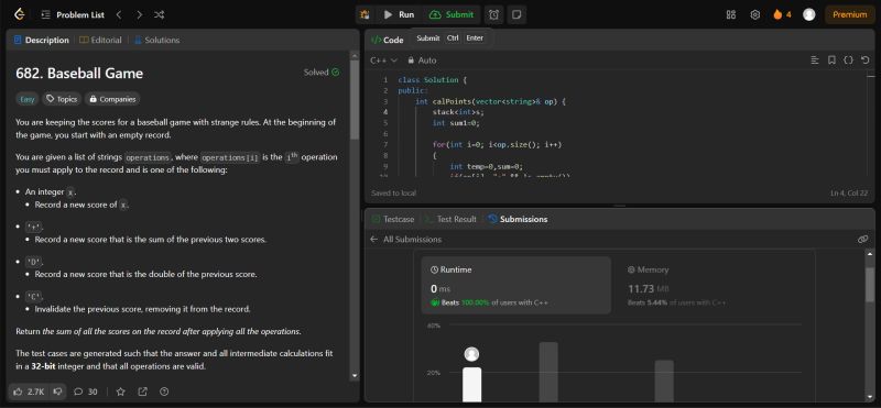 Vishal Sahu on LinkedIn: #100daysofcode #leetcode #datastructures # ... Vishal Sahu on LinkedIn: #100daysofcode #leetcode #datastructures # ...