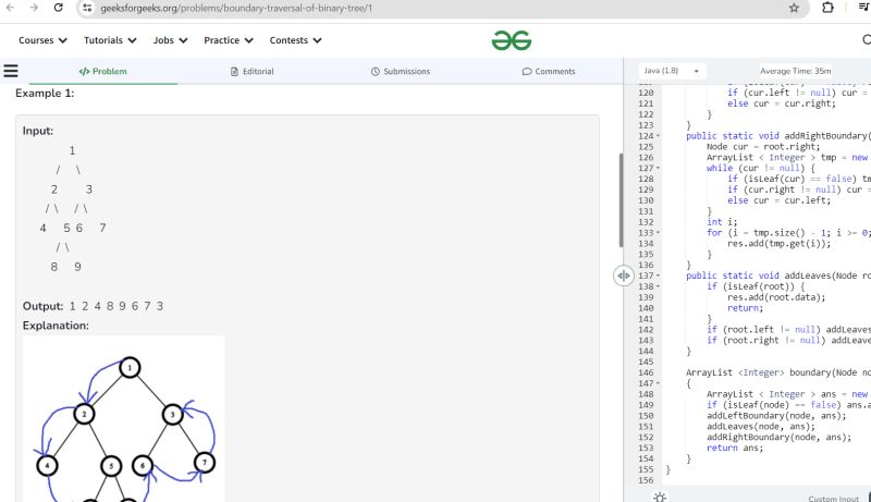 Day 20 of the Daily Coding Challenge: Boundary Traversal | Kunj Bihari ... Day 20 of the Daily Coding Challenge: Boundary Traversal | Kunj Bihari ...