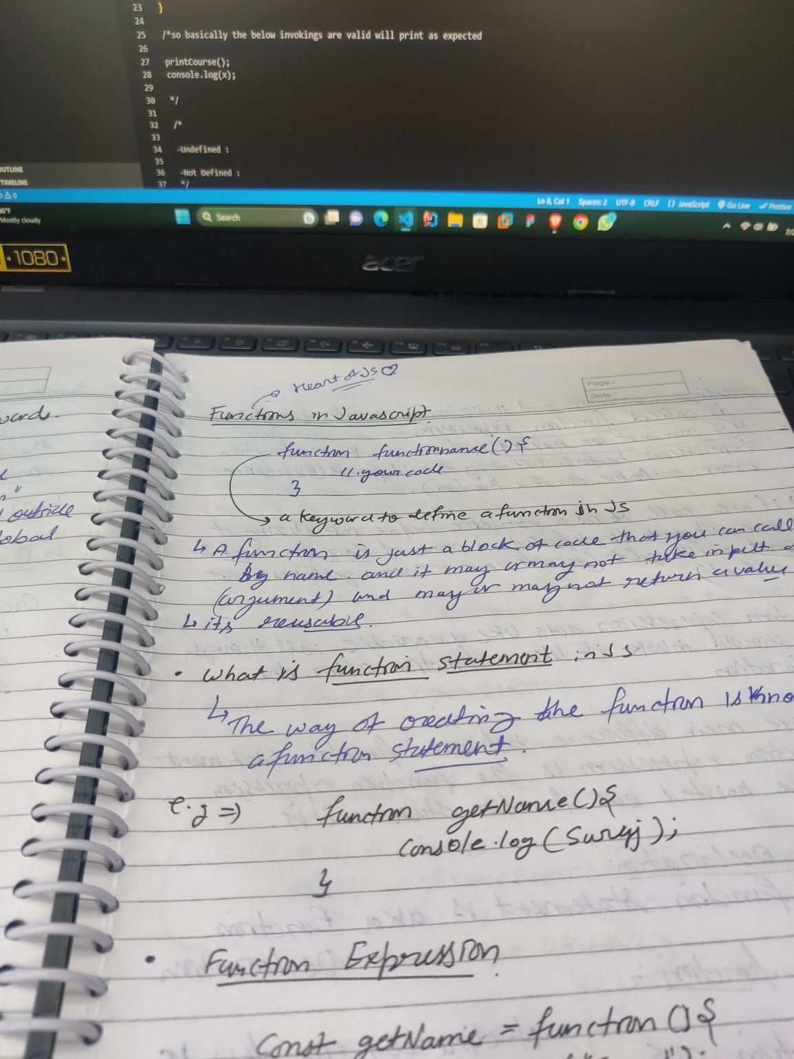 Suraj . on LinkedIn: #100daysoflearning #javascript #learninginpublic Suraj . on LinkedIn: #100daysoflearning #javascript #learninginpublic