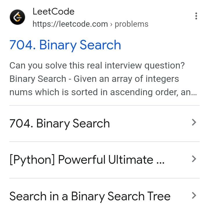 Sajid Hameed on LinkedIn: #binarysearch #dsa #softwareengineering # ... Sajid Hameed on LinkedIn: #binarysearch #dsa #softwareengineering # ...