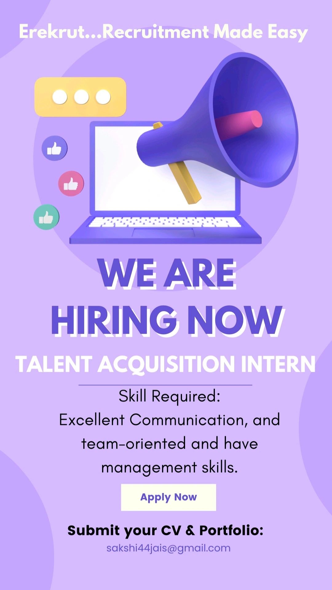 Sakshi Jaiswal on LinkedIn: #jobs #internship #humanresource #jobsalert ... Sakshi Jaiswal on LinkedIn: #jobs #internship #humanresource #jobsalert ...