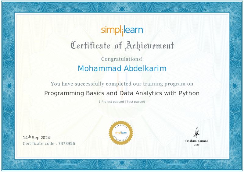 Mohammad Abdelkarim on LinkedIn: #dataanalytics #python #rprogramming # ... Mohammad Abdelkarim on LinkedIn: #dataanalytics #python #rprogramming # ...