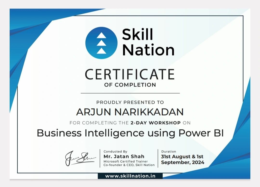 ARJUN NARIKKADAN on LinkedIn: #businessintelligence #powerbi # ... ARJUN NARIKKADAN on LinkedIn: #businessintelligence #powerbi # ...