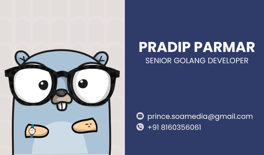 Pradip Parmar on LinkedIn: #golang #freelancework #upwork Pradip Parmar on LinkedIn: #golang #freelancework #upwork