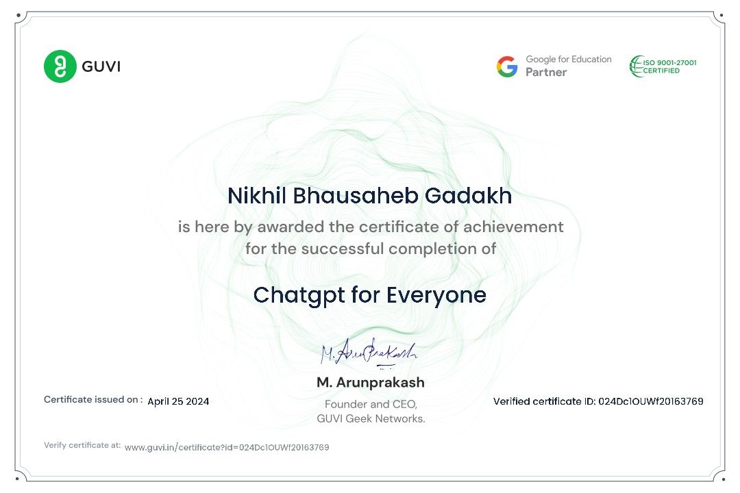 NIKHIL GADAKH on LinkedIn: #gratitude NIKHIL GADAKH on LinkedIn: #gratitude