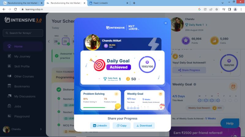 Chandu Attluri on LinkedIn: #day33 #100daysofcoding #100daysofcode # ... Chandu Attluri on LinkedIn: #day33 #100daysofcoding #100daysofcode # ...