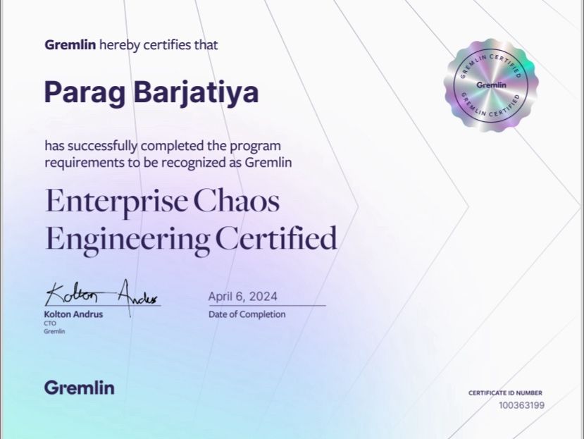 #chaos #gremlin #testing #qa #automation | Parag Barjatiya #chaos #gremlin #testing #qa #automation | Parag Barjatiya