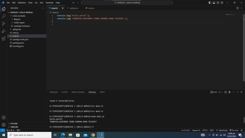 Aafifa Afaque on LinkedIn: #typescript #helloworld #learningtocode # ... Aafifa Afaque on LinkedIn: #typescript #helloworld #learningtocode # ...