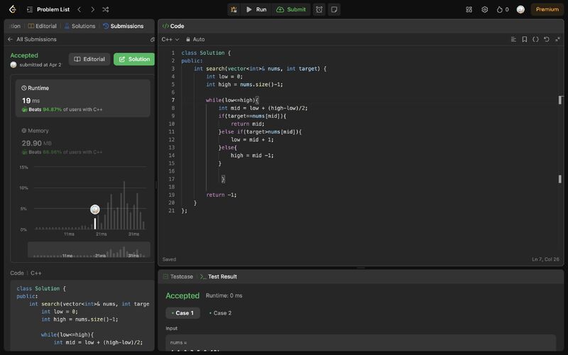 #100daysofcode #programming #dsa #binarysearch | Rohit Dhawadkar #100daysofcode #programming #dsa #binarysearch | Rohit Dhawadkar