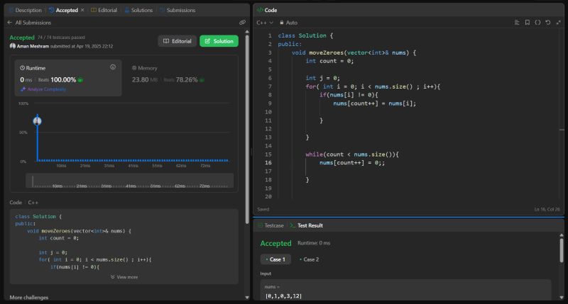 #cplusplus #cpp #codinginterview #problemsolving #algorithms… | Aman ... #cplusplus #cpp #codinginterview #problemsolving #algorithms… | Aman ...