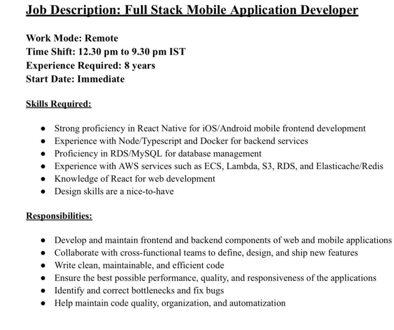Shubham Mehta on LinkedIn: #mobiledeveloper #reactnative #react #nodejs ... Shubham Mehta on LinkedIn: #mobiledeveloper #reactnative #react #nodejs ...