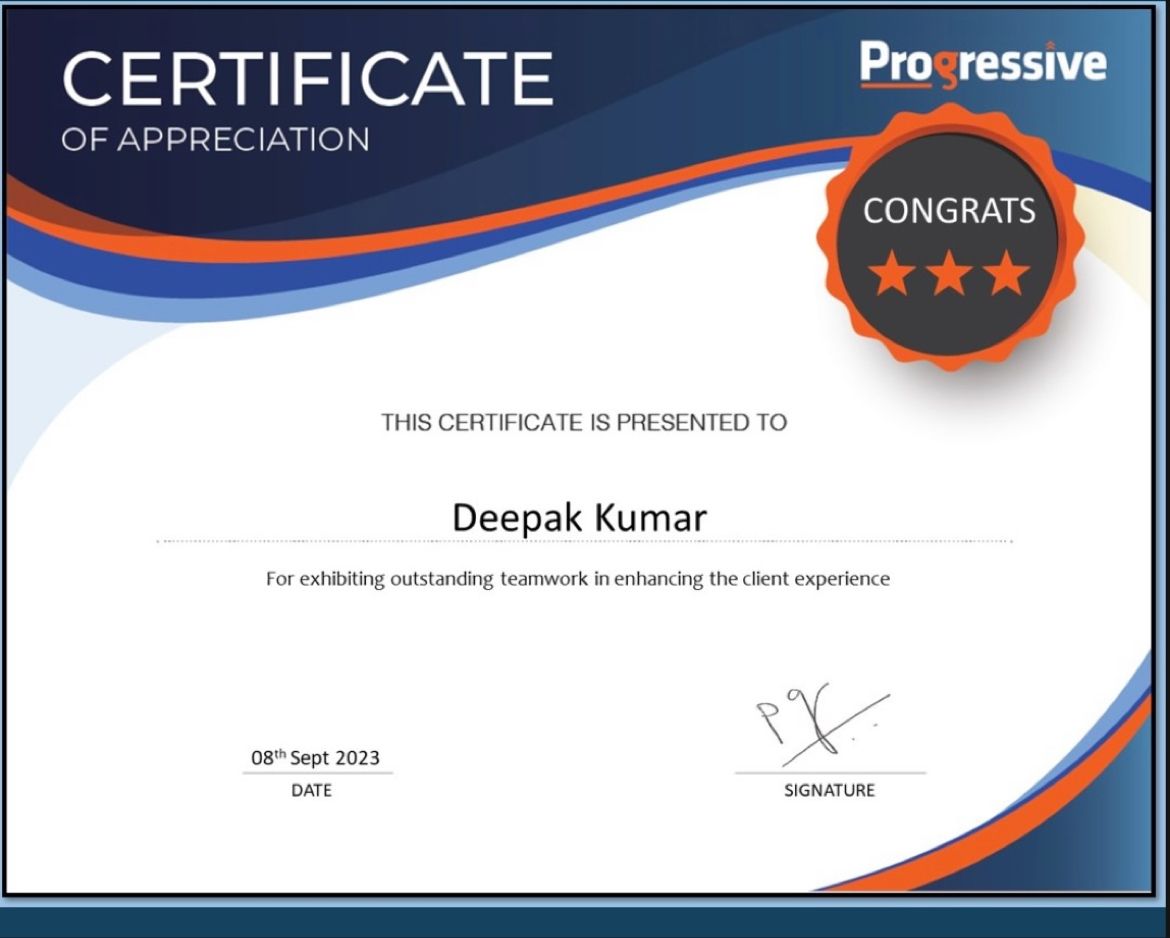 DEEPAK KUMAR on LinkedIn: #certificate DEEPAK KUMAR on LinkedIn: #certificate