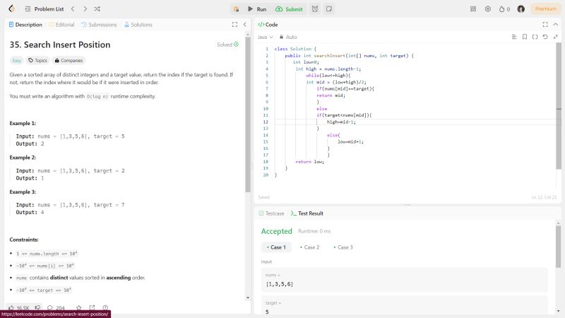Urmila Dhakate on LinkedIn: #100daysofcode #java #binarysearch # ... Urmila Dhakate on LinkedIn: #100daysofcode #java #binarysearch # ...