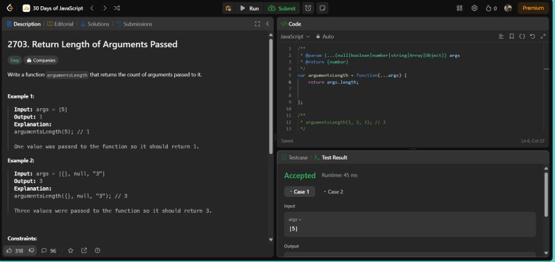 Abhishek Kumar on LinkedIn: #javascript #leetcode #30daysofcode # ... Abhishek Kumar on LinkedIn: #javascript #leetcode #30daysofcode # ...