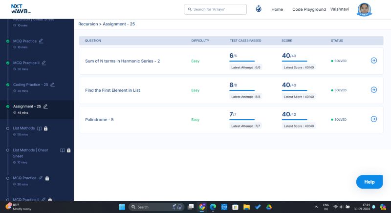 Vaishnavi Saudagar on LinkedIn: #assignment #recursion #nxtwave #ccbp # ... Vaishnavi Saudagar on LinkedIn: #assignment #recursion #nxtwave #ccbp # ...