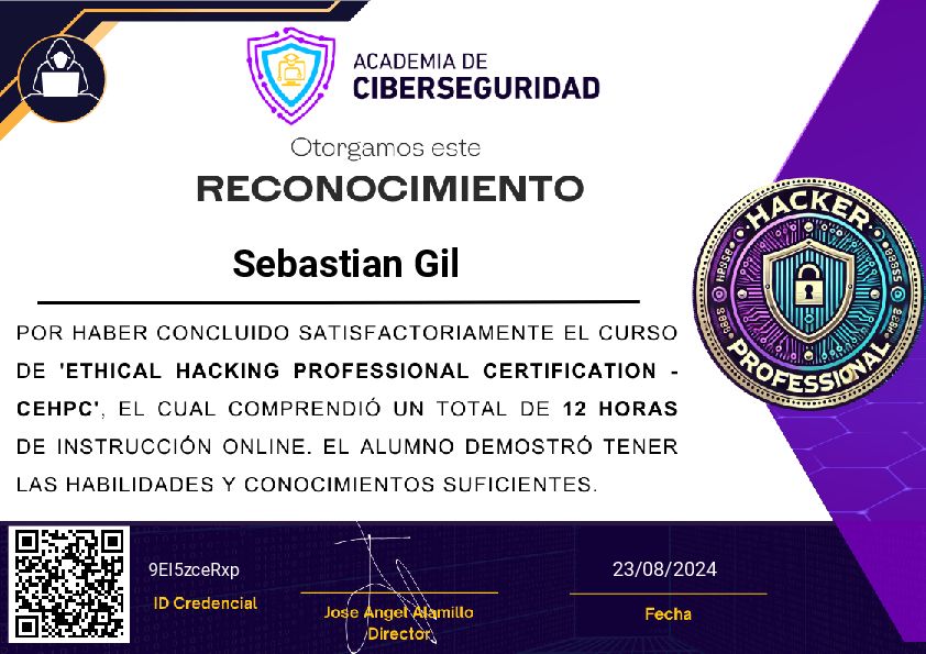 Sebastian Gil on LinkedIn: Ethical Hacking Professional Certification ... Sebastian Gil on LinkedIn: Ethical Hacking Professional Certification ...