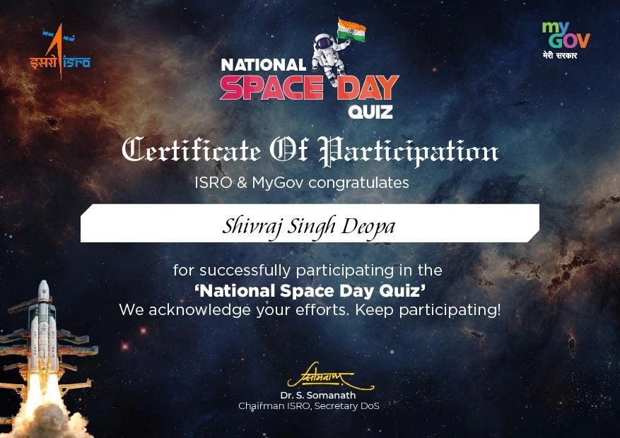 Shivraj Singh Deopa on LinkedIn: ISRO - Indian Space Research ... Shivraj Singh Deopa on LinkedIn: ISRO - Indian Space Research ...