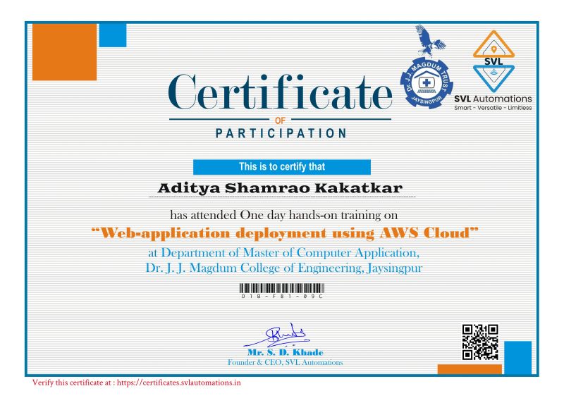 Aditya Kakatkar on LinkedIn: #awscloud #webapplicationdeployment # ... Aditya Kakatkar on LinkedIn: #awscloud #webapplicationdeployment # ...