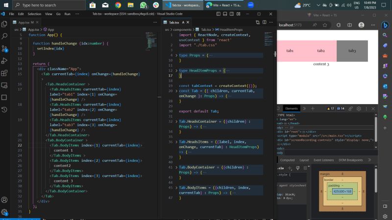 📢 Machine coding question: Tab component! | Saurabh Sen 📢 Machine coding question: Tab component! | Saurabh Sen