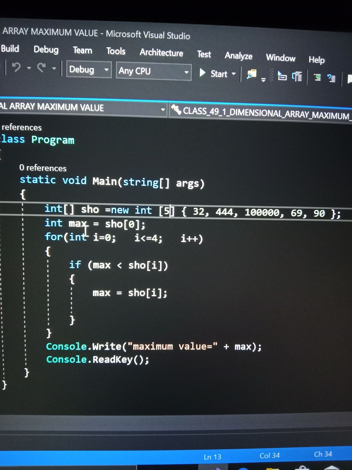 Muhammad Afnan on LinkedIn: #coding #csharp #programming #arrays # ... Muhammad Afnan on LinkedIn: #coding #csharp #programming #arrays # ...