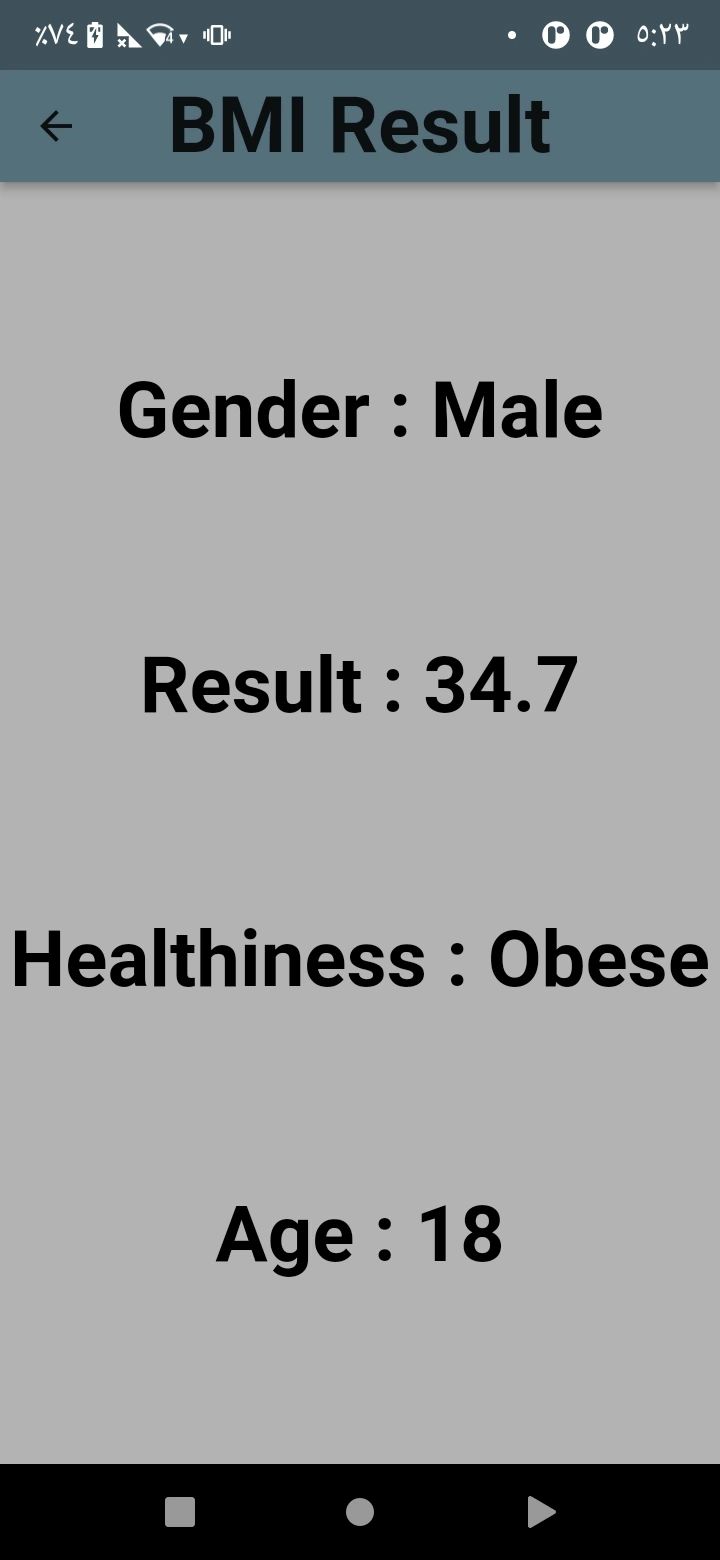 Mohamed Sayed on LinkedIn: #flutter #bmi_calculator Mohamed Sayed on LinkedIn: #flutter #bmi_calculator
