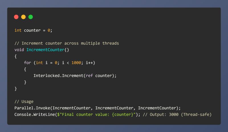 Armen Melkumyan on LinkedIn: #dotnet #csharp #concurrency #threadsafety ... Armen Melkumyan on LinkedIn: #dotnet #csharp #concurrency #threadsafety ...