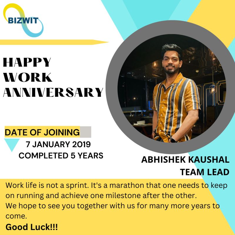Bizwit Research & Consulting LLP on LinkedIn: #workanniversary # ... Bizwit Research & Consulting LLP on LinkedIn: #workanniversary # ...