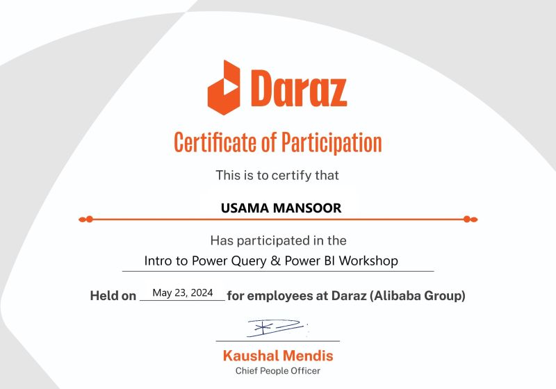Usama Mansoor on LinkedIn: #daraz Usama Mansoor on LinkedIn: #daraz