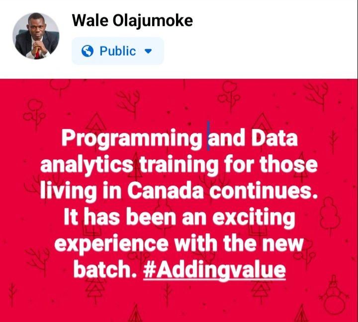 Wale Olajumoke on LinkedIn: #dataanalytics #pythonprogramming #python # ... Wale Olajumoke on LinkedIn: #dataanalytics #pythonprogramming #python # ...