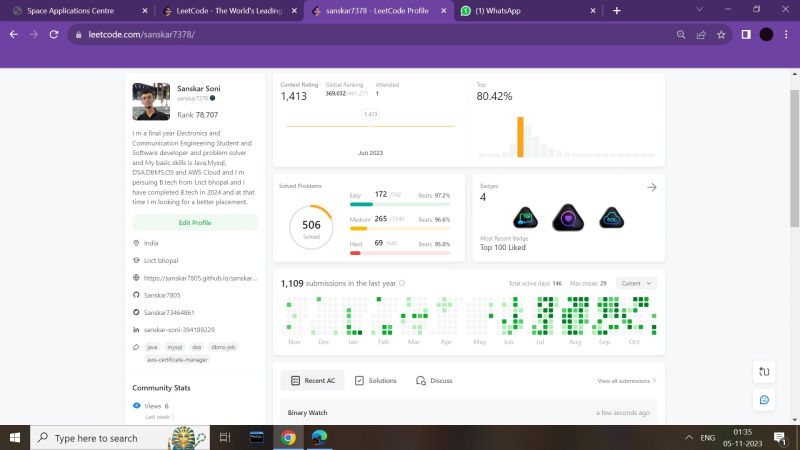 Sanskar Soni on LinkedIn: #leetcode #dsa #coding #coder #champ #java # ... Sanskar Soni on LinkedIn: #leetcode #dsa #coding #coder #champ #java # ...