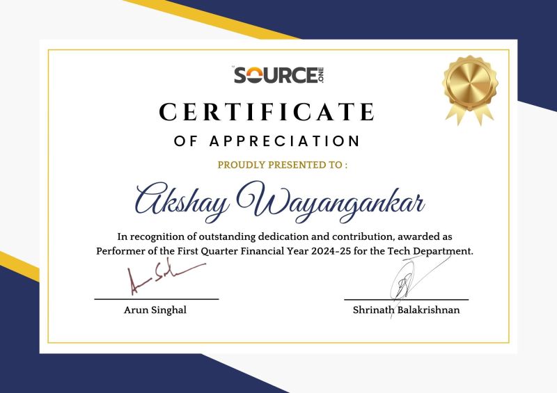 Akshay Raghunath Wayangankar on LinkedIn: #achievement #techinnovation ... Akshay Raghunath Wayangankar on LinkedIn: #achievement #techinnovation ...