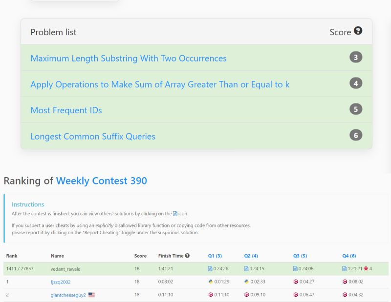 #leetcode #weeklycontest390 #leetcodecontest #leetcode2023 # ... #leetcode #weeklycontest390 #leetcodecontest #leetcode2023 # ...