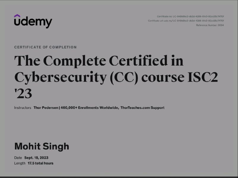 Mohit singh chouhan on LinkedIn: #cybersecurity #isc2 Mohit singh chouhan on LinkedIn: #cybersecurity #isc2