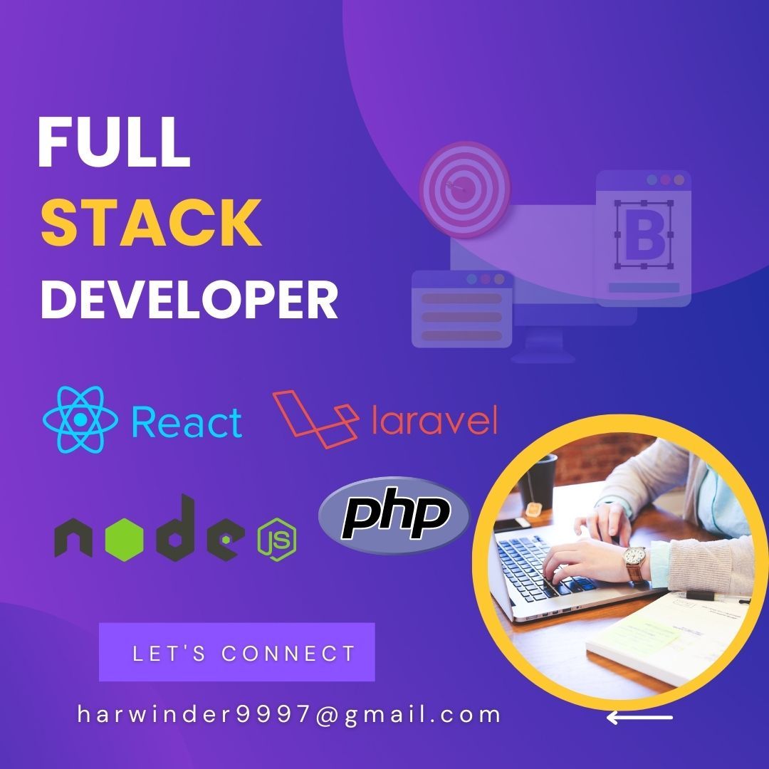 Harwinder Kaur on LinkedIn: #fullstackdeveloper #react #php #laravel # ... Harwinder Kaur on LinkedIn: #fullstackdeveloper #react #php #laravel # ...