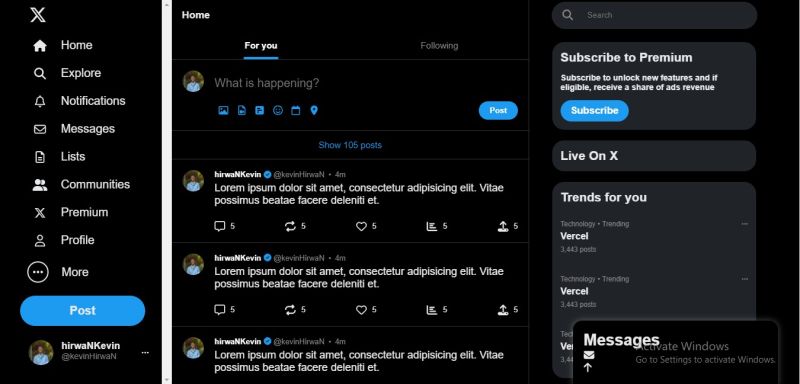 Kevin Hirwa Nzitatira on LinkedIn: #twitterx #reactjs #typescript Kevin Hirwa Nzitatira on LinkedIn: #twitterx #reactjs #typescript