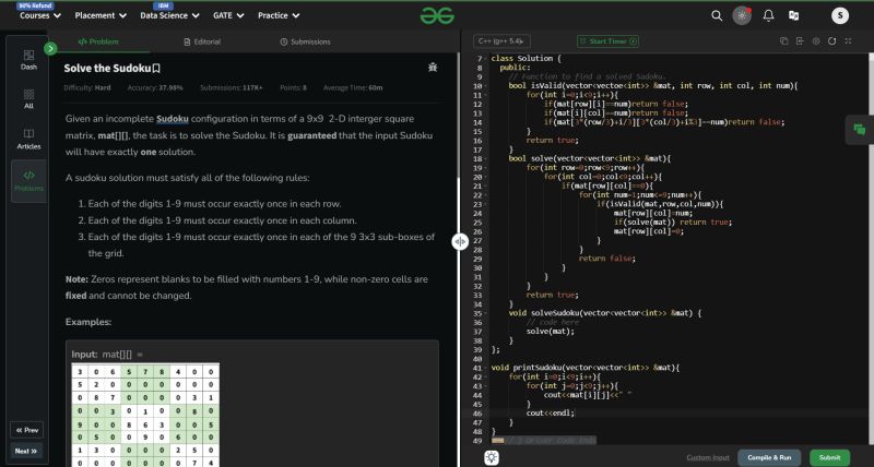 #gfg160 #geekstreak2024 #coding #problemsolving #backtracking ... #gfg160 #geekstreak2024 #coding #problemsolving #backtracking ...