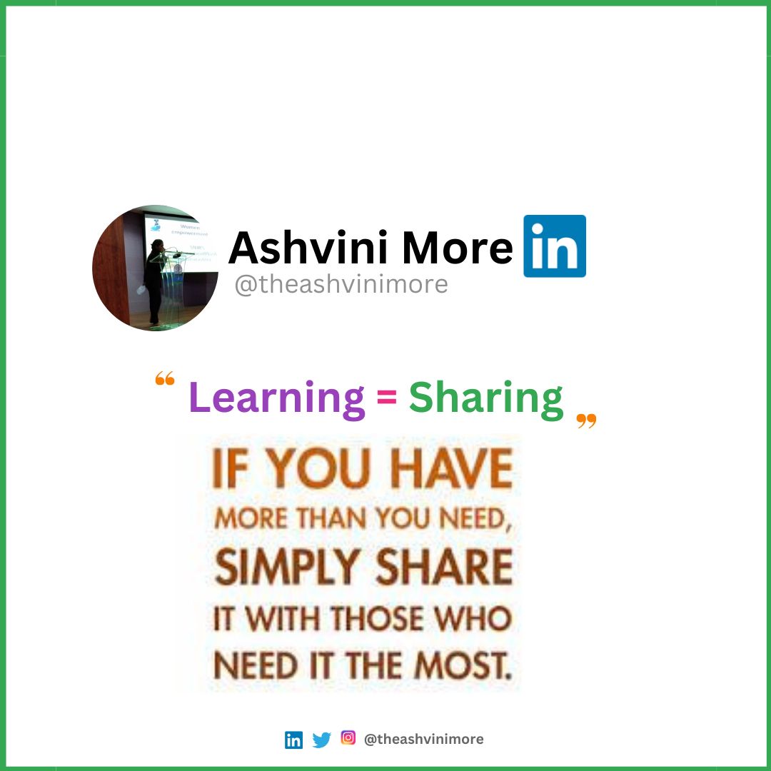 ASHVINI MORE on LinkedIn: #universallaws #learning #sharingknowledge # ... ASHVINI MORE on LinkedIn: #universallaws #learning #sharingknowledge # ...