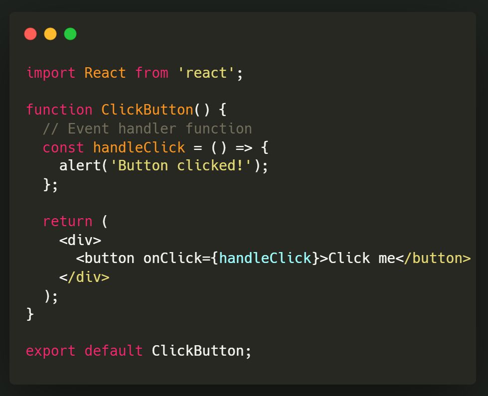 Rajat Sharma on LinkedIn: #reactevents #reactjs #javascript # ... Rajat Sharma on LinkedIn: #reactevents #reactjs #javascript # ...