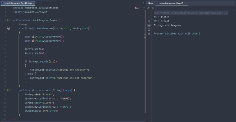 Ambarjeet Chaudhari on LinkedIn: #day46 #100daysofcode #java # ... Ambarjeet Chaudhari on LinkedIn: #day46 #100daysofcode #java # ...
