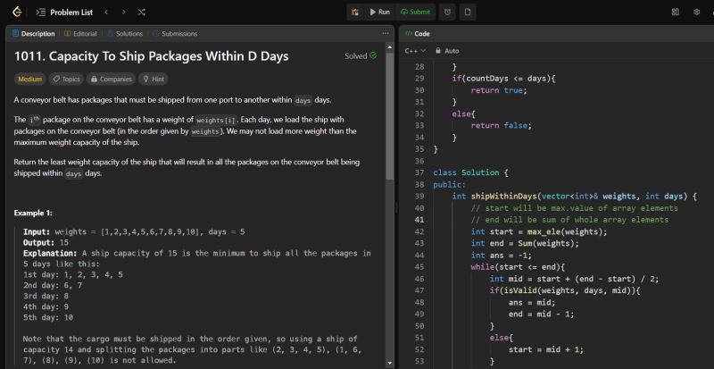 Coding problem solved on LeetCode | Priyansh Kumar posted on the topic ... Coding problem solved on LeetCode | Priyansh Kumar posted on the topic ...