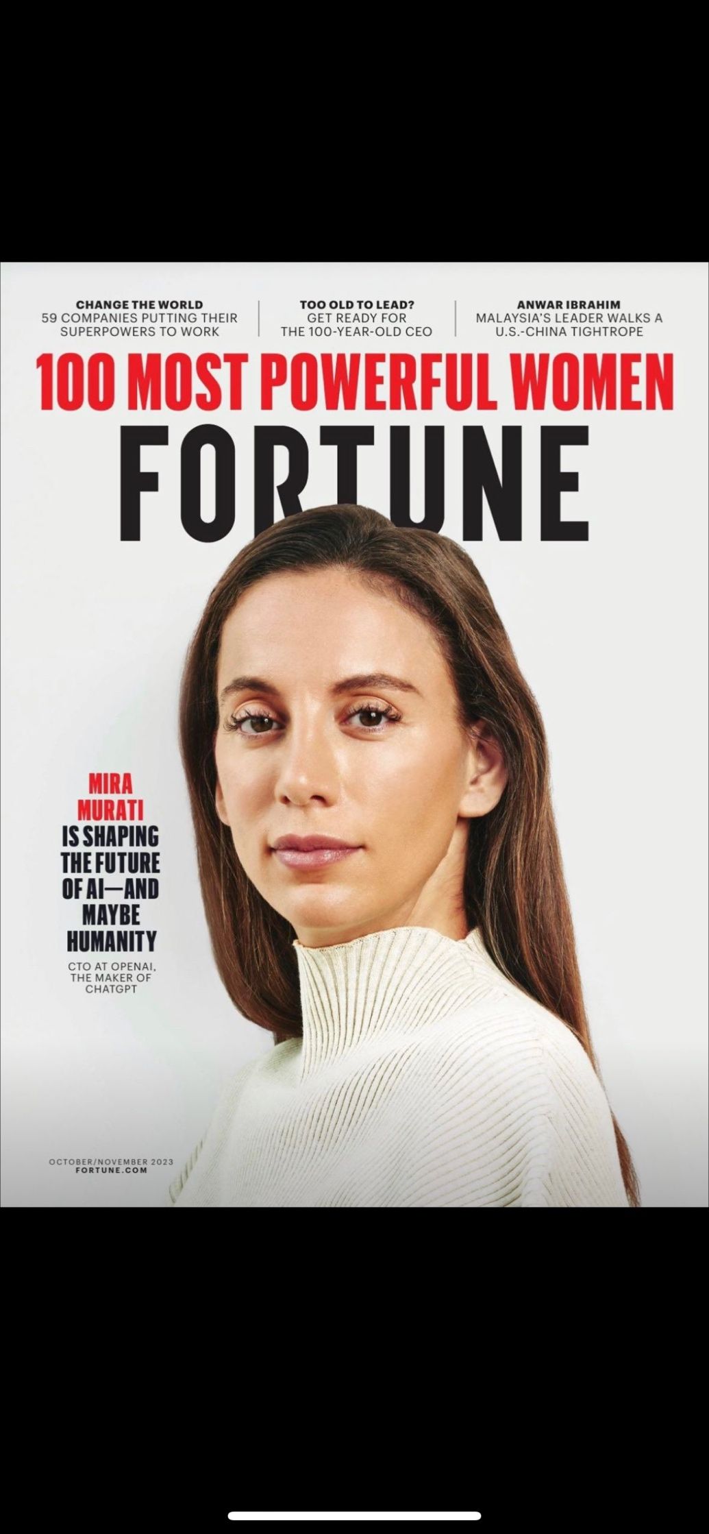 Dean X. on LinkedIn: 100 Most Powerful Woman-Mira Murati Dean X. on LinkedIn: 100 Most Powerful Woman-Mira Murati