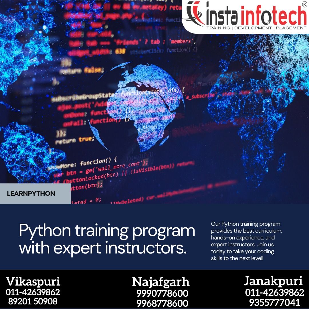 Insta InfoTech® on LinkedIn: #python #pythontraining #learnpython # ... Insta InfoTech® on LinkedIn: #python #pythontraining #learnpython # ...