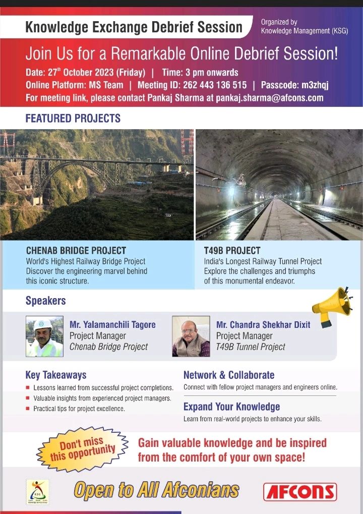 AMARJEET KUMAR (AFCONS) on LinkedIn: @Knowledge exchange... AMARJEET KUMAR (AFCONS) on LinkedIn: @Knowledge exchange...