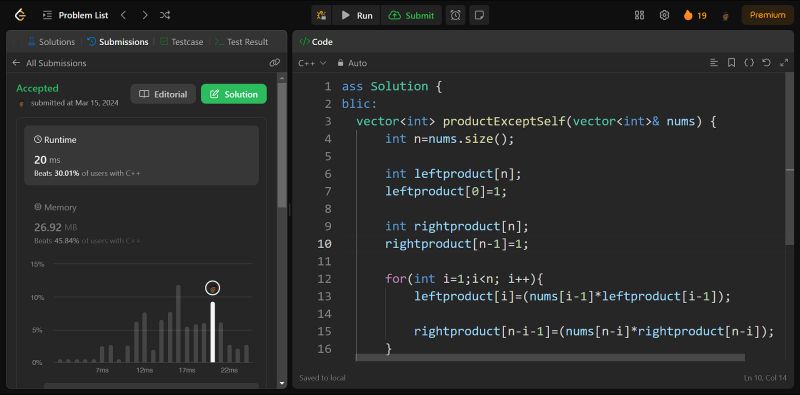 Resolved DPP 238 on LeetCode | Dhruv Agrahari posted on the topic ... Resolved DPP 238 on LeetCode | Dhruv Agrahari posted on the topic ...