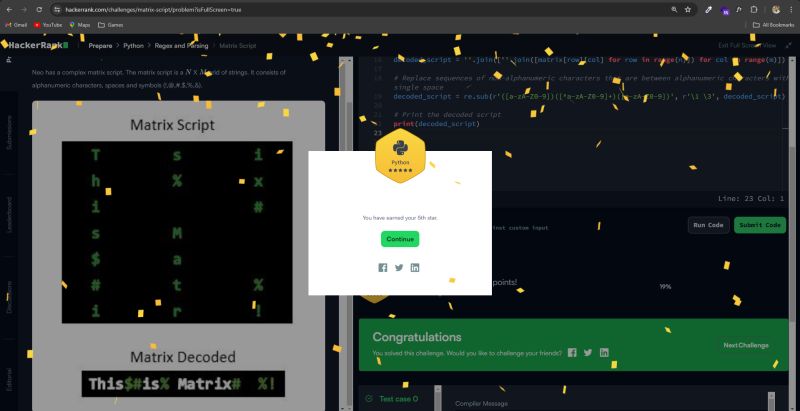 Akash Halder on LinkedIn: #python #hackerrank #goldbadge #programming # ... Akash Halder on LinkedIn: #python #hackerrank #goldbadge #programming # ...