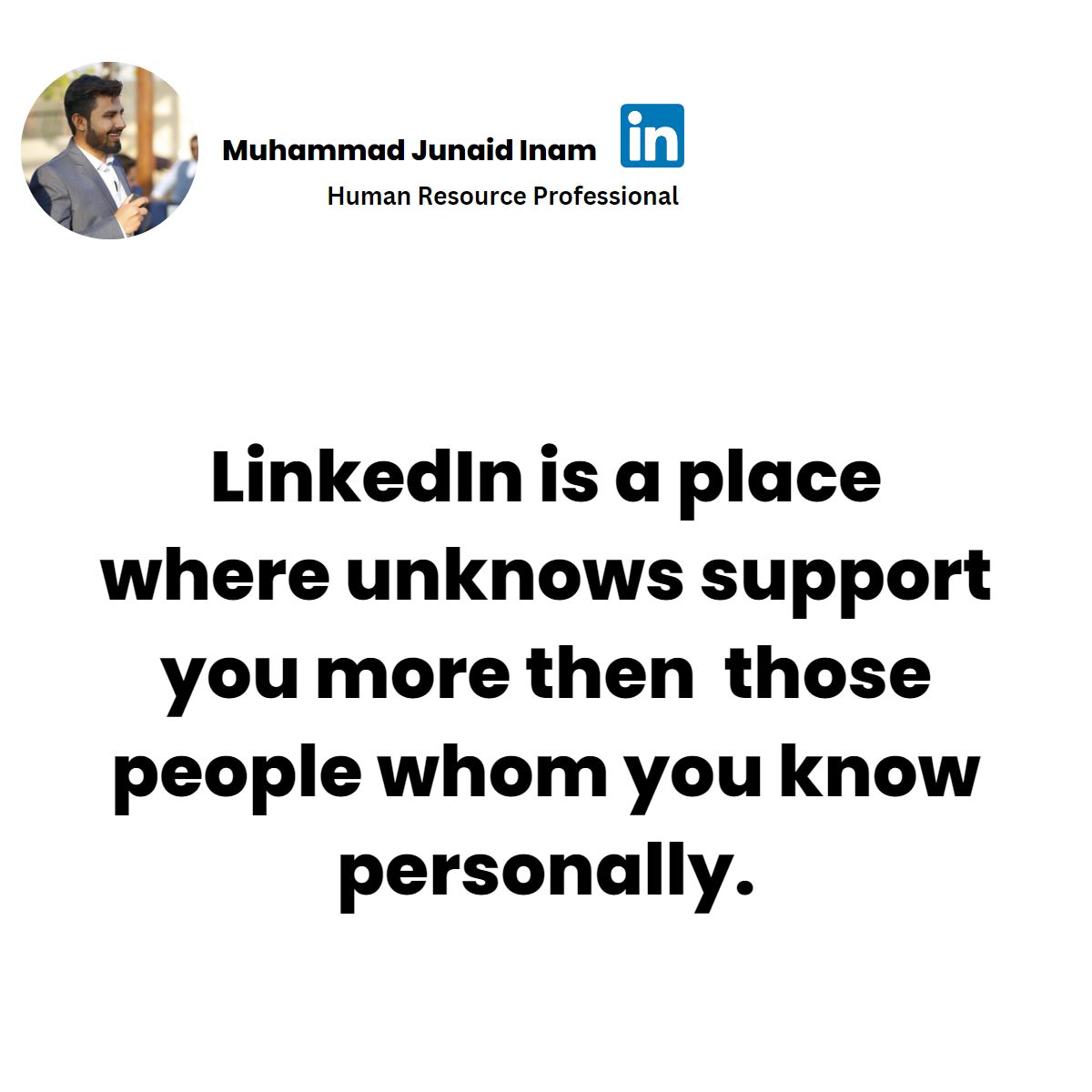 Muhammad Junaid Inam on LinkedIn: Agree? | 28 comments Muhammad Junaid Inam on LinkedIn: Agree? | 28 comments